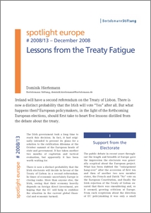 spotlight europe 2008/13 - December 2008: Lessons from the Treaty ...